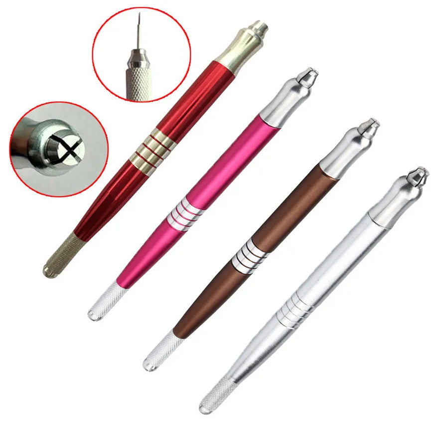 2017 Pro Manual Tattoo Machine Permanent Eyebrow Embroidery Pen Eyebrow ...