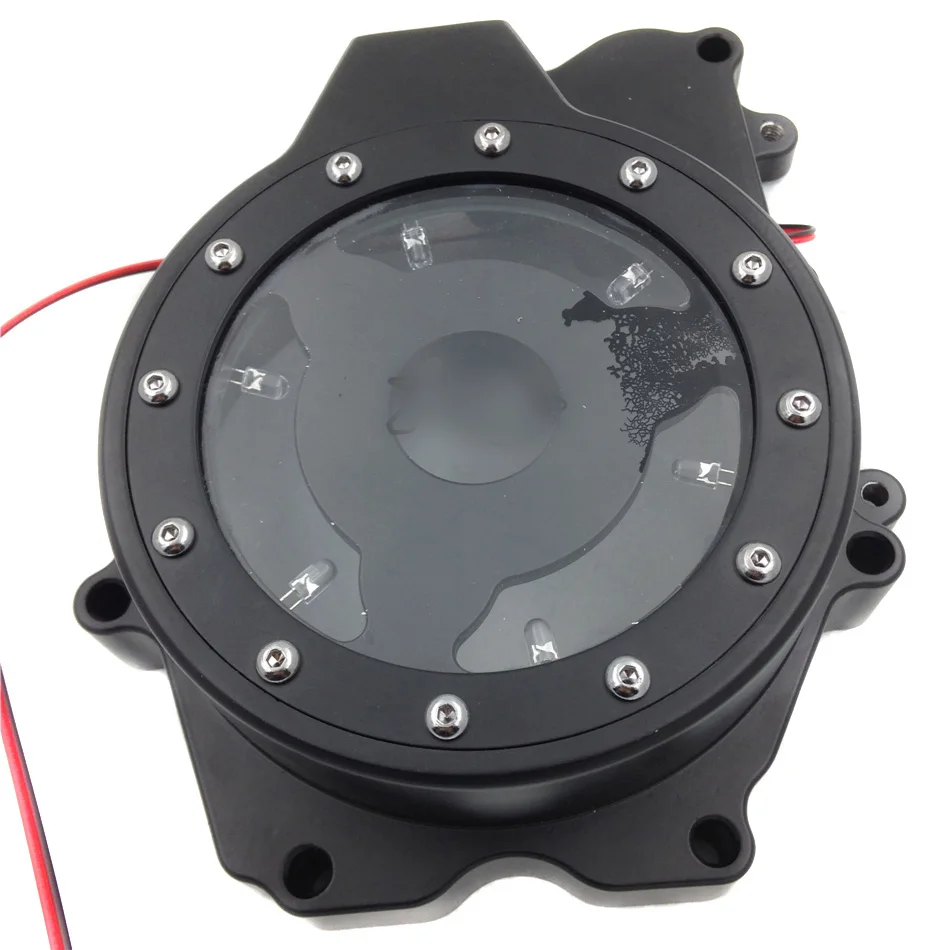 Aftermarket free shipping motorcycle parts LED see through Engine ...