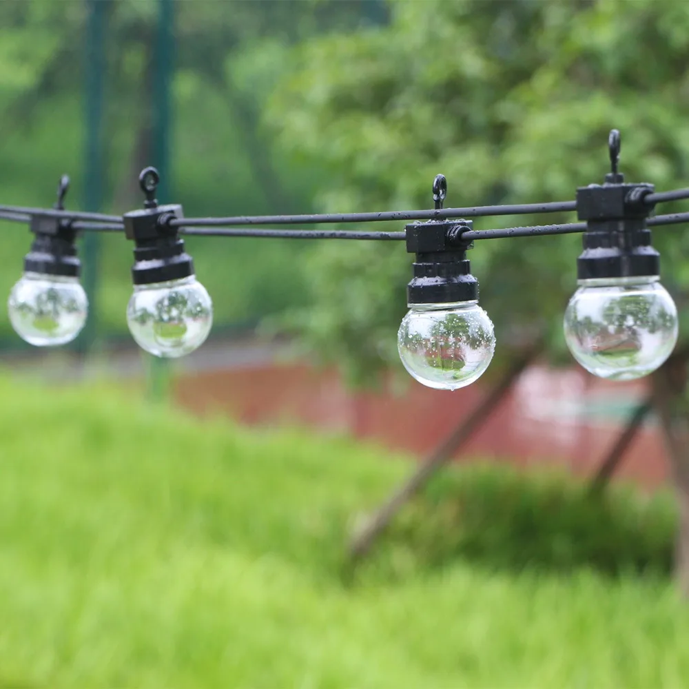 8m/13m/24m Festoon Led Globe String Light Outdoor Fairy Garden Wedding ...