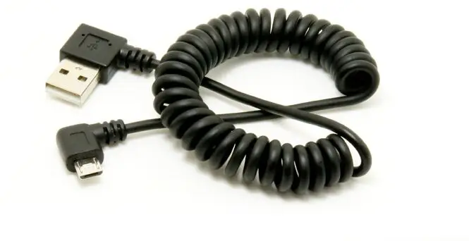 micro usb male 90 degree left angled to usb male left angled spring ...