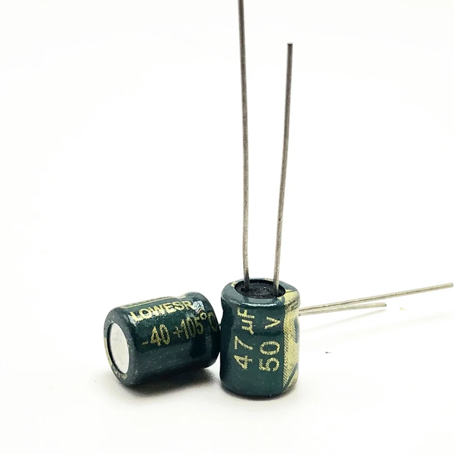 50V 47UF 6*7 high frequency low impedance aluminum electrolytic ...