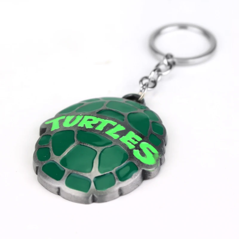 MQCHUN Cute Teenage Mutant Ninja Turtles Keychain Green Enamel TMNT ...