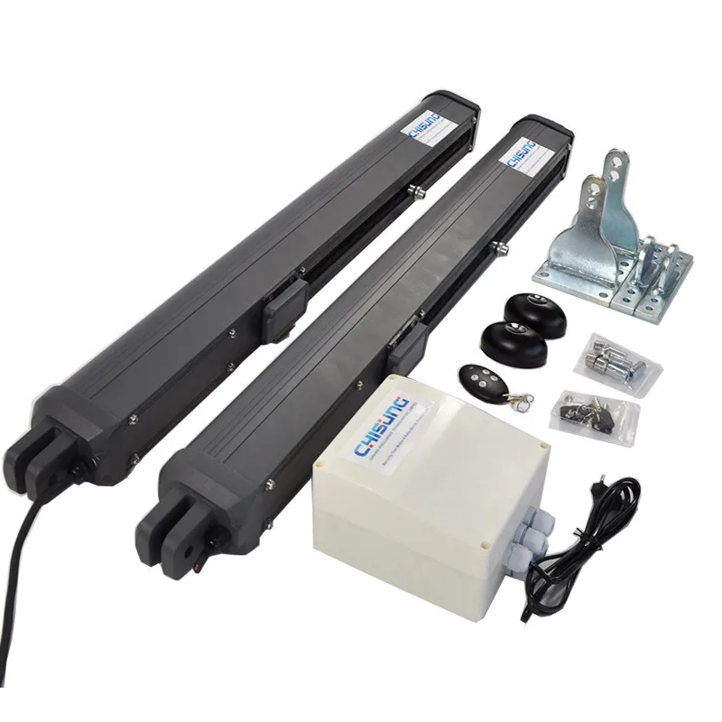 Access control system DC24V swing gate motor double arms gate opener ...