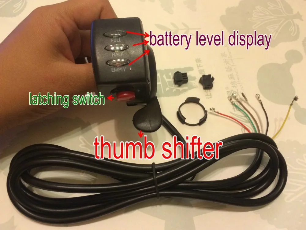 Thumb-FINGER-Shifter-With-Latching-Switch-Battery-Level-Indicator ...