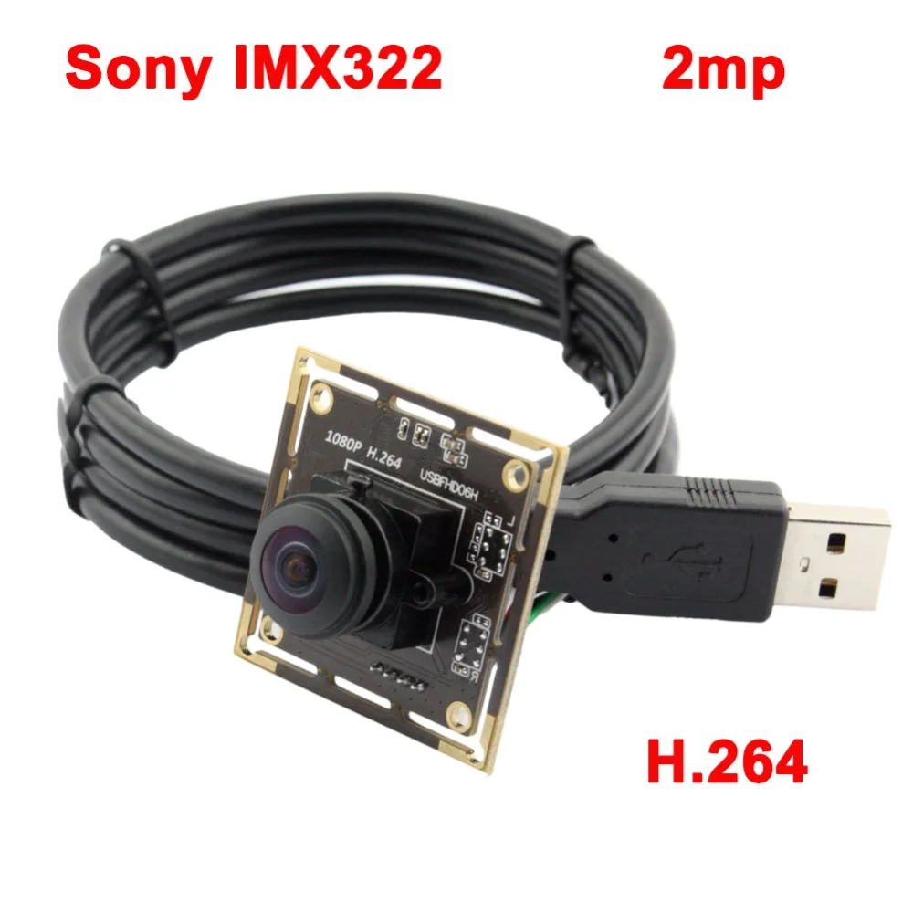 New 2mp 1080p Usb Camera Module Wide Angle 180 Degree Fisheye Lens Cmos ...