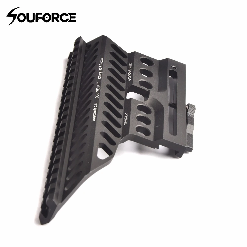 ak 47 74 Zenit B 13 CNC Aluminium 20mm M47 Quick Detach Side Rail Scope ...