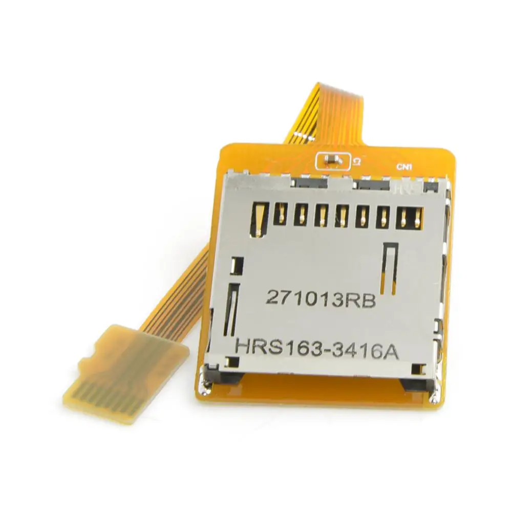Small SD turn big card SDHC to Micro SD TF FPC Extender MicroSD card ...