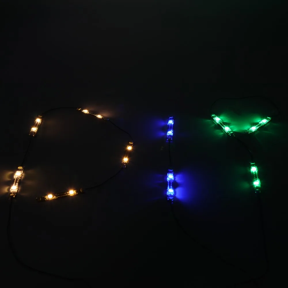 2 Packs Led Stripe Light For Lego City Street Single lamp battery box ...