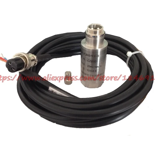 Vibration sensor The magnetoelectric vibration velocity sensor Passive ...