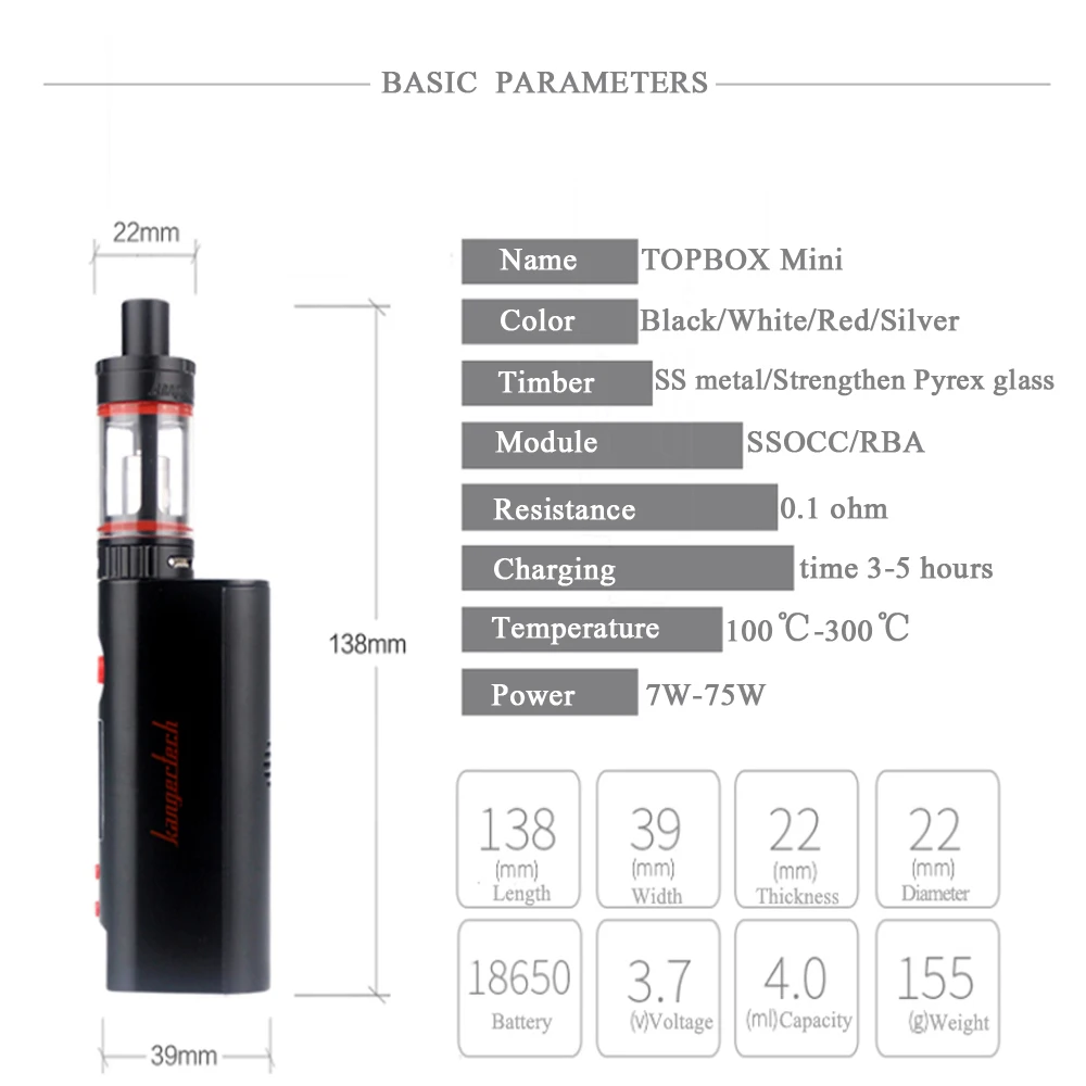 Купить сигарета kanger topbox комплект мини онлайн комплекты subox мини ...