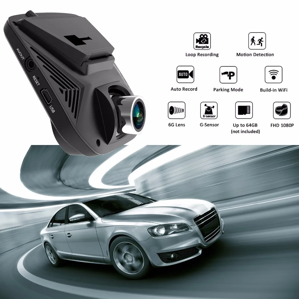 Hot Sale Bluavido Car DVR Full HD 1080P WiFi Video Camera Sony IMX 323 ...