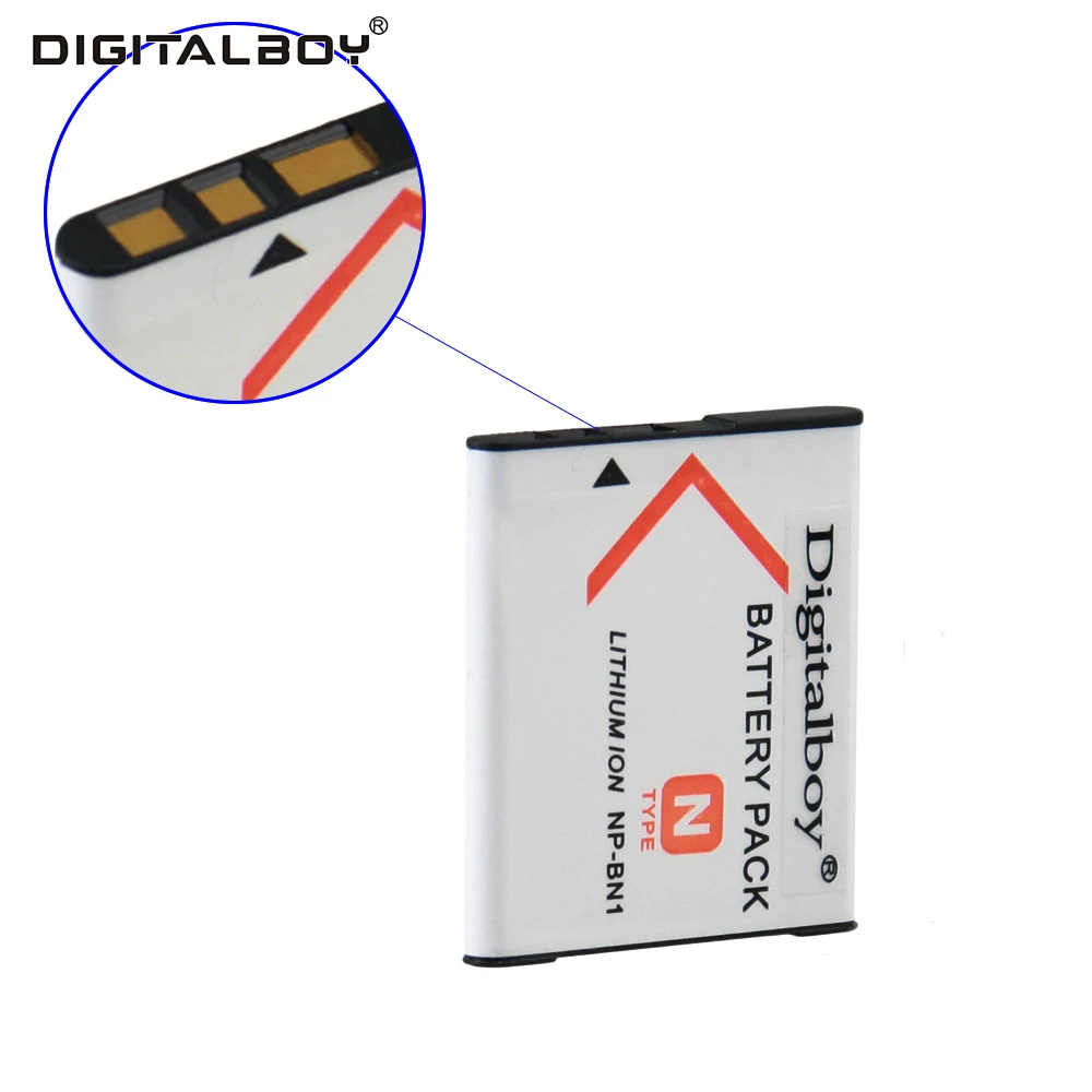 1PCS 1100mAh NP BN1 NP BN1 NPBN1 Rechargeable Digital Camera Battery ...
