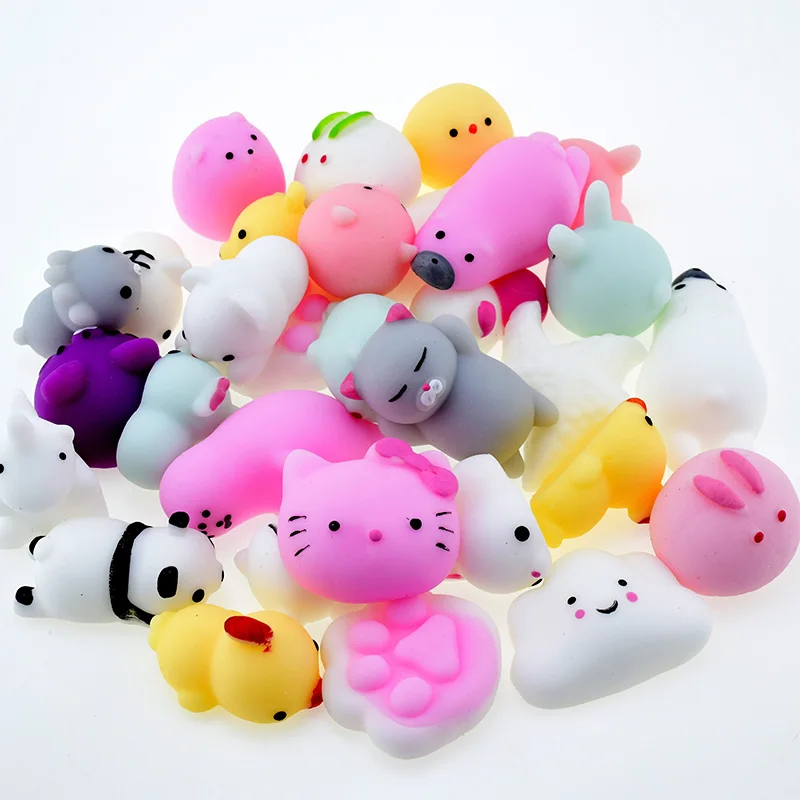 30pcs/lot Colourful. Squishy Cat Kawaii Slow Rising Cute Kawaii Mini ...