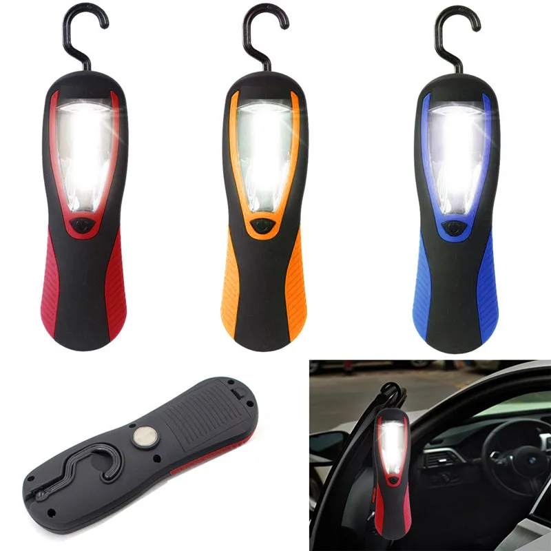 3W COB Light LED Emergency Adjustable Magnetic Hanging Hook Camping ...