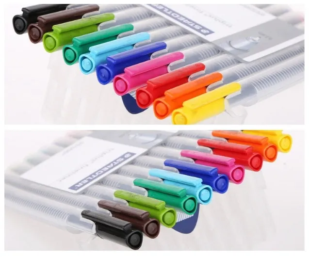 Staedtler 0.3mm Triangular Fineliners,fine-point Color Pen,334 Fibre ...