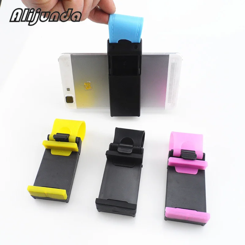 Car Steering Wheel Mount Holder Car Mount Bracket Rubber Band For ...