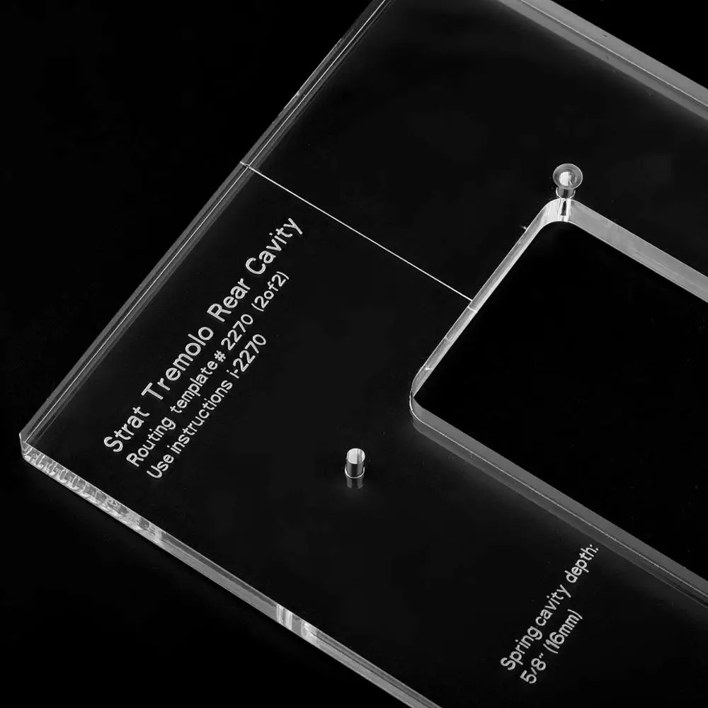 Musiclily Pro CNC Accurate Acrylic Tremolo Bridge Routing, 54% OFF