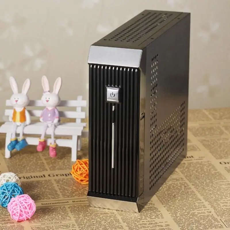 VODOOL Mini Desktop Computer Case Host Chassis Enclosure For Thin Mini ...
