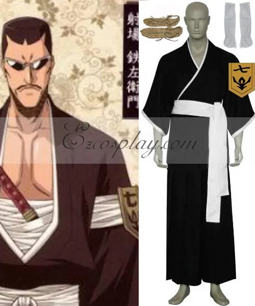 Bleach 7th Division Lieutenant Iba Tetsuzaemon Cosplay Costume E001 ...
