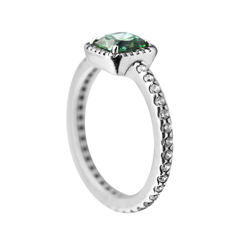 Pandora green timeless elegance ring store