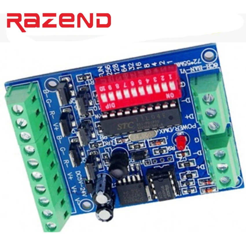 RGB-DMX-Decoder-controller-2-Group-3-channel-Easy-DMX-Decoder-DC-5-24v ...