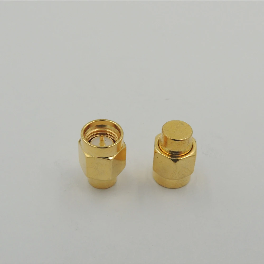 4pcs-Gold-plated-50-OHM-RF-Coaxial-Matched-Termination-LOADS-SMA-male ...
