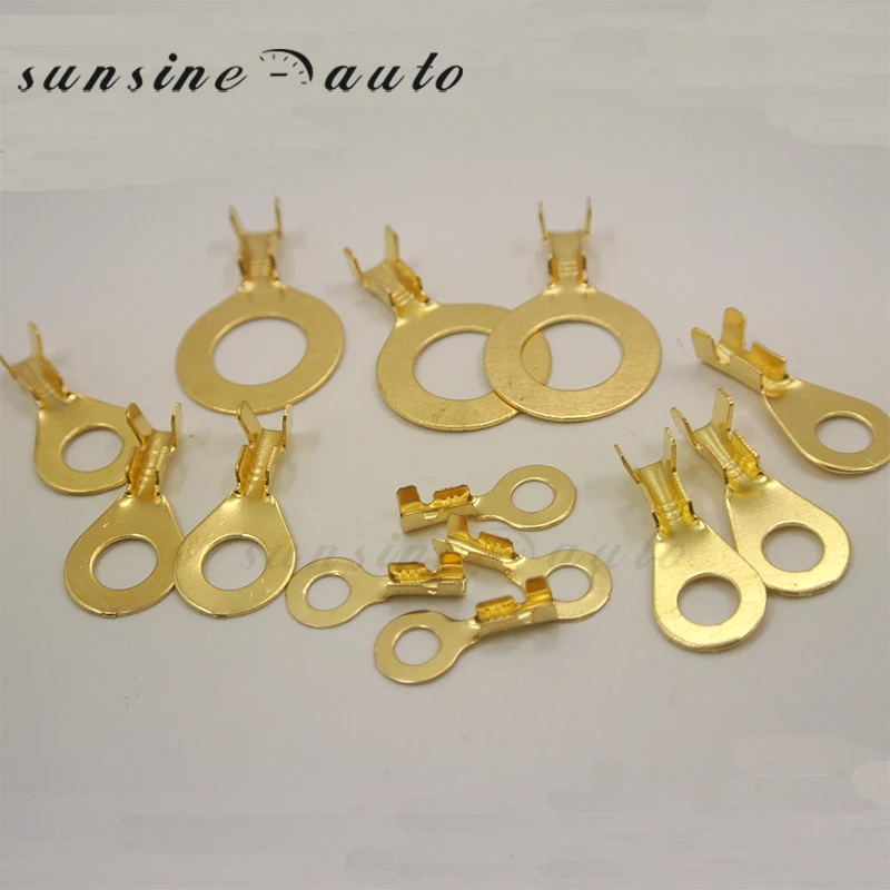 100pcs 2.5mm 3.2mm 4.2mm 5.2mm 6.2mm 8.2mm 10.2mm Dia Copper Circular ...