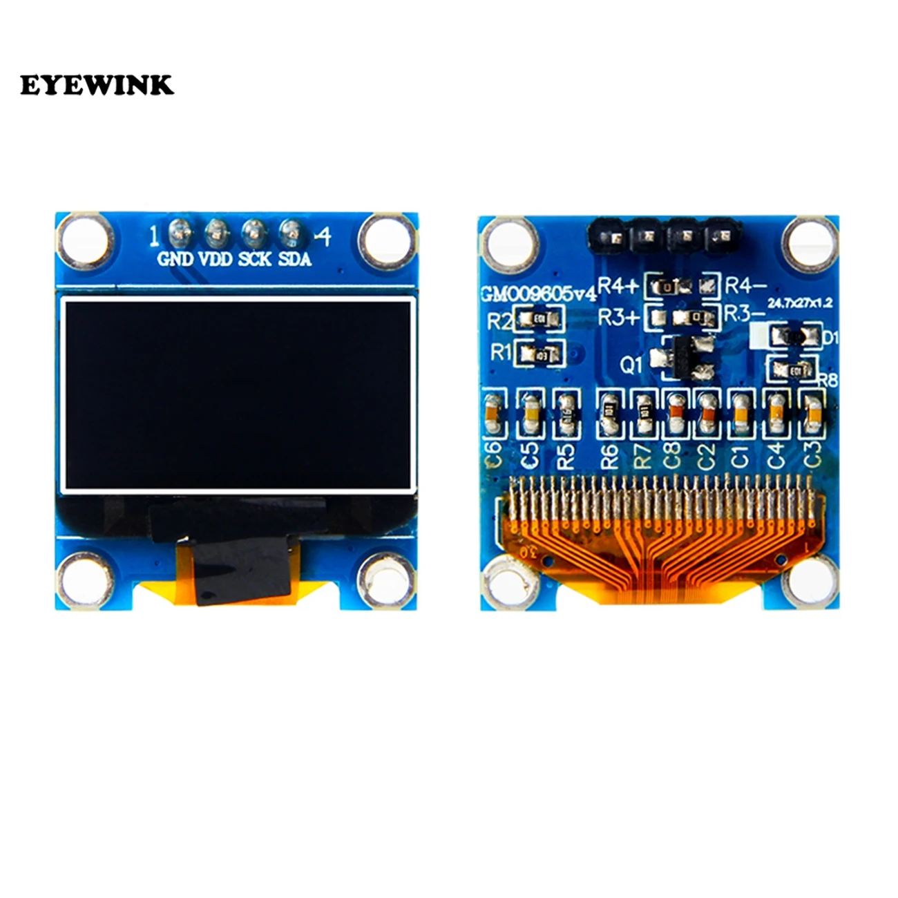 Módulo de pantalla LED OLED LCD para Arduino, 0,96 ", 0,96", 128x64, 3 ...