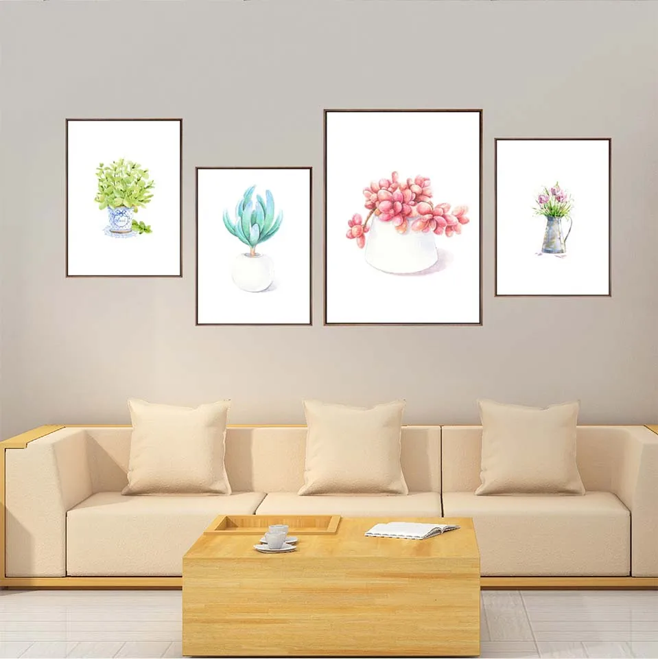 Toile imprimée pour décoration de maison moderne,créative,arrière-plan de canapé,processus de ...