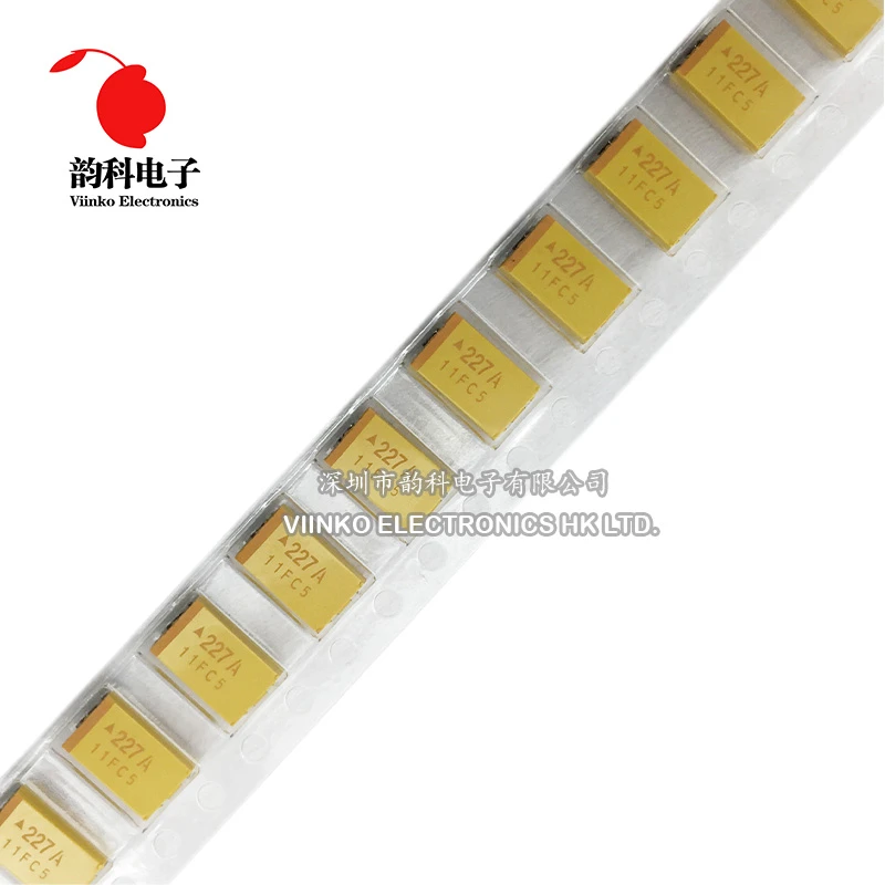 10pcs Type D 100UF 150UF 220UF 330UF 470UF 680UF Tantalum Capacitor 2 ...