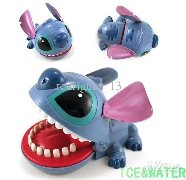 Big mouth Lilo & Stitch will bite finger toys /Mouth Crocodile Will ...