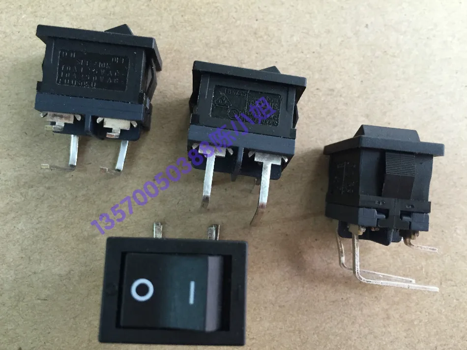 US rocker switch 2 gear 4 leg 6A 125VAC 6A250VAC power switch s ...