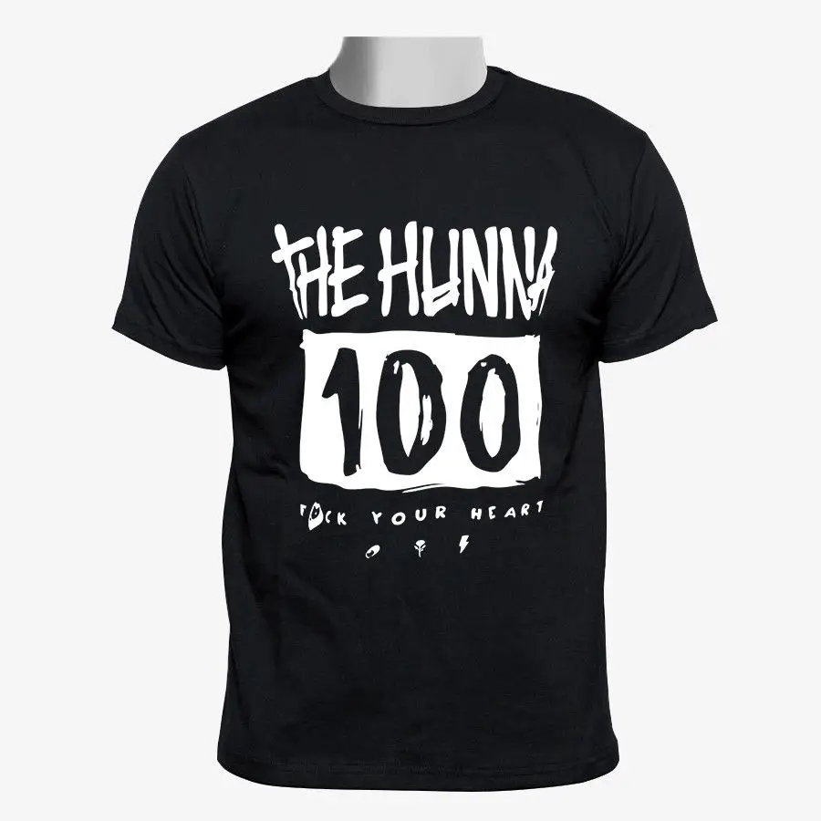 The Hunna 100 Custom gildan Men Black Tshirt size S 2XL|black tshirt ...