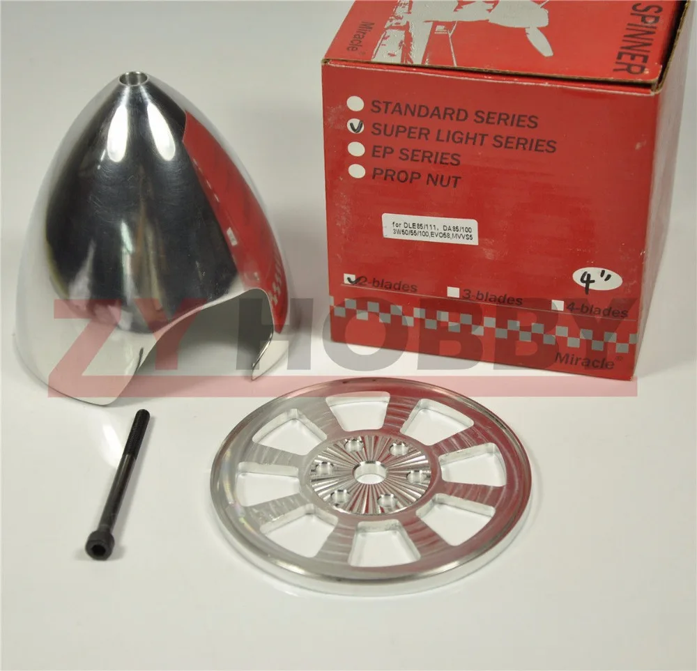 4in Special Drilled Aluminum Spinner For DLE 85/111 Gas Engine Spinner ...