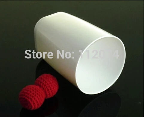 Chop Cup (porcelain White,plastic) Magic Tricks Magician Cup And Balls ...
