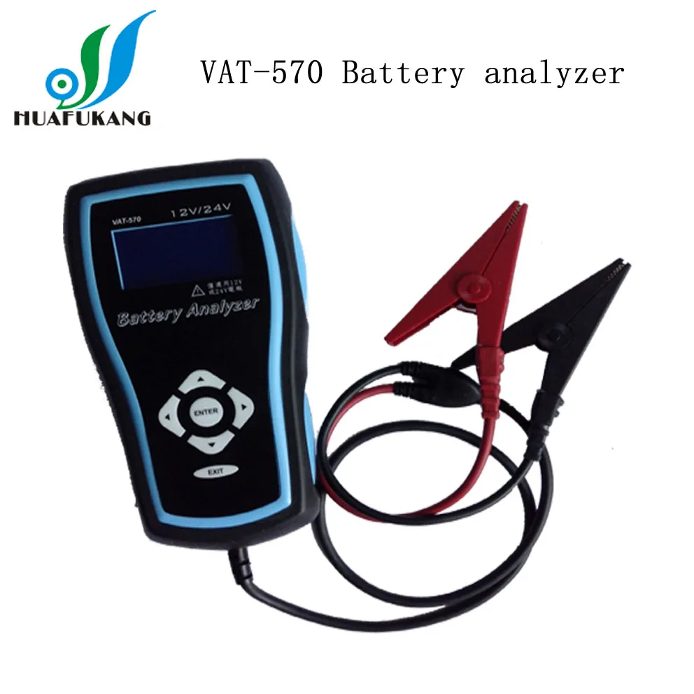 Vat-570 Battery Analyzer Battery Tester Support 12v 24v Car Auto ...