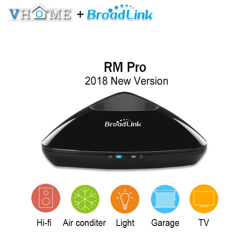 Broadlink Rm Pro For VHOME Touch Switch,WIFI+IR+RF Wireless Remote ...