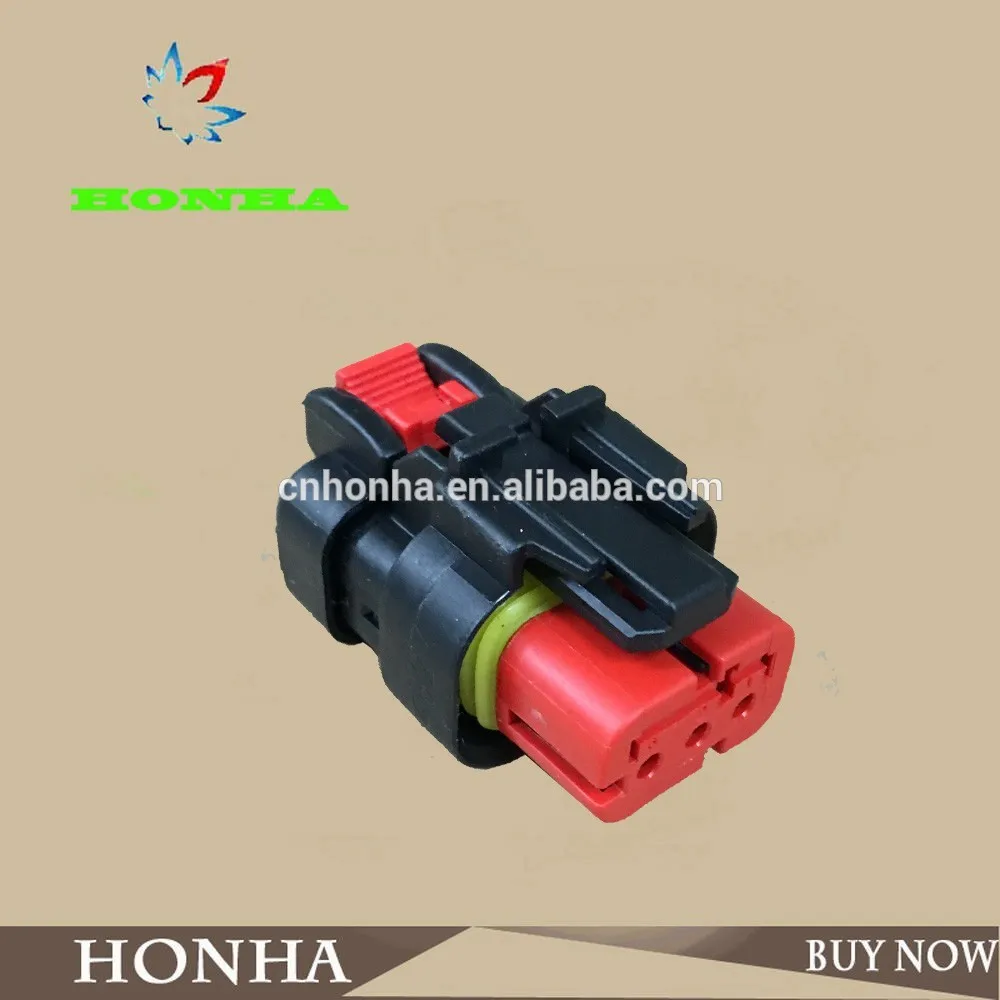 Cabo elétrico para cablagem automotiva, conector fêmea e terminais ...