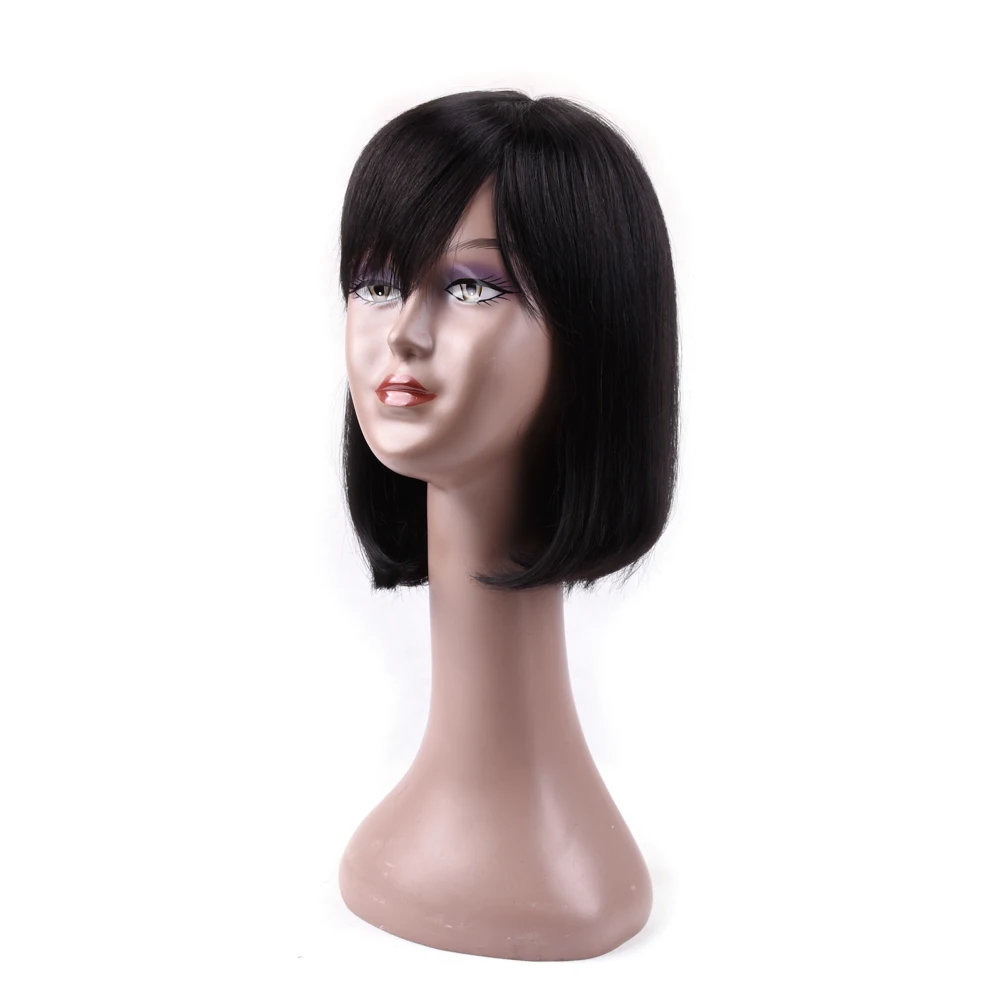BEAU DIVA Hair only 12 inch Short Bob Wigs Brazilian Non Remy Hair Lace ...
