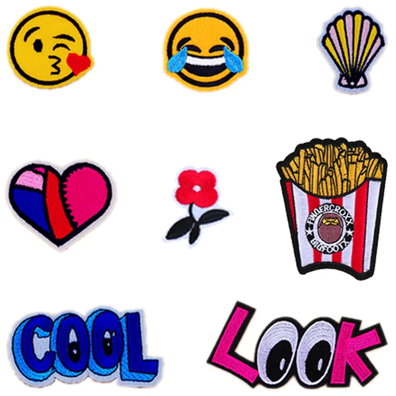 1 PC Cartoon Patches for Clothing Stickers for Clothes Cartoon ...