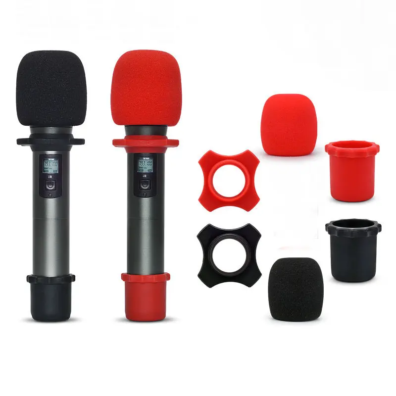 Anti Slip Microphone Protection Soft Silicone Skid Proof Mic Anti-slip ...