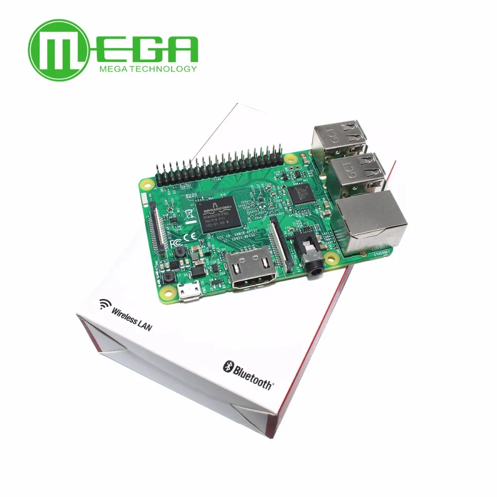 Placa Raspberry Pi 3 Modelo B original, placa de 1GB LPDDR2 BCM2837 de ...