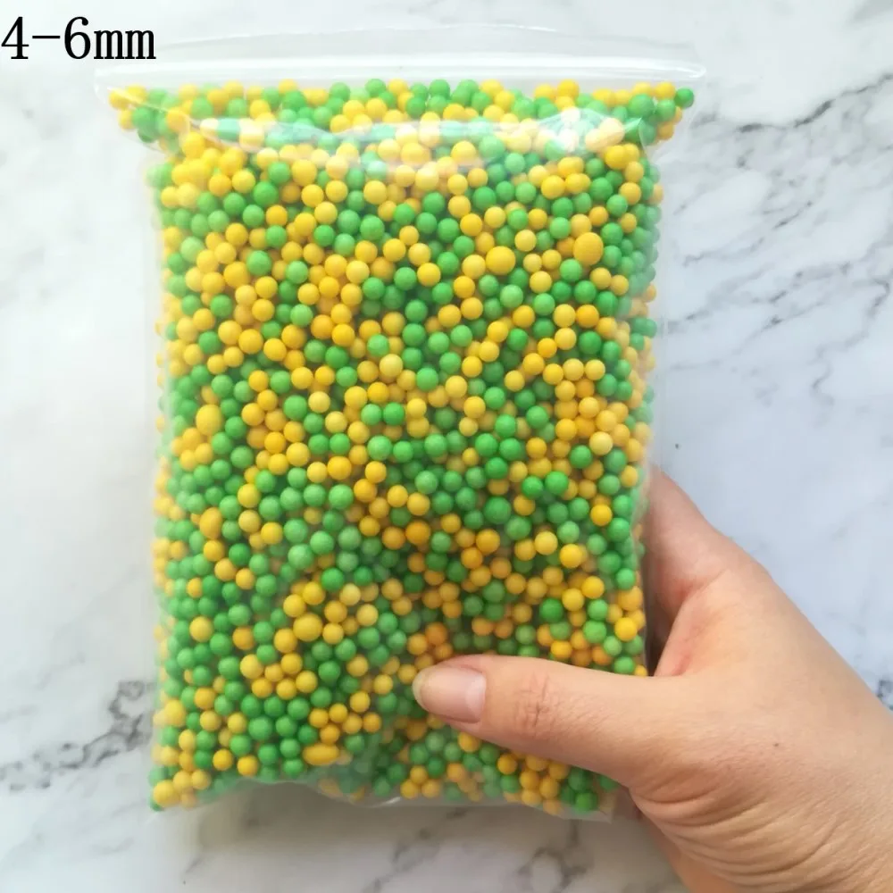 15000pcs 15g Bright Colours Foam Beads Colorful Polystyrene Foam Balls Styrofoam Filler Foam ...