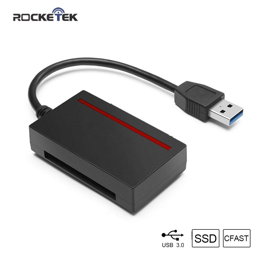 Rocketek Cfast 2.0 Reader Usb 3.0 To Sata Adapter Cfast 2.0 Card And 2. ...