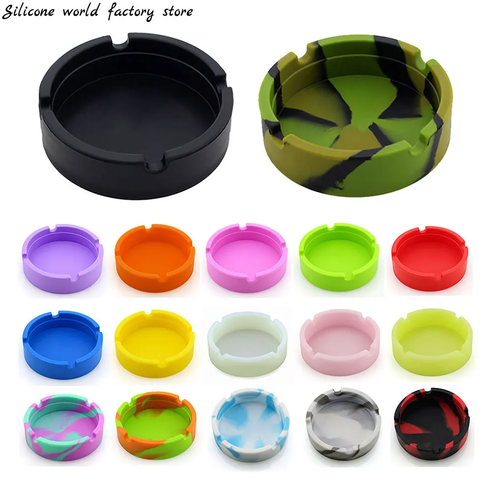 Silicone-world-Portable-Silicone-Round-Ashtray-Durable-Soft-Eco ...