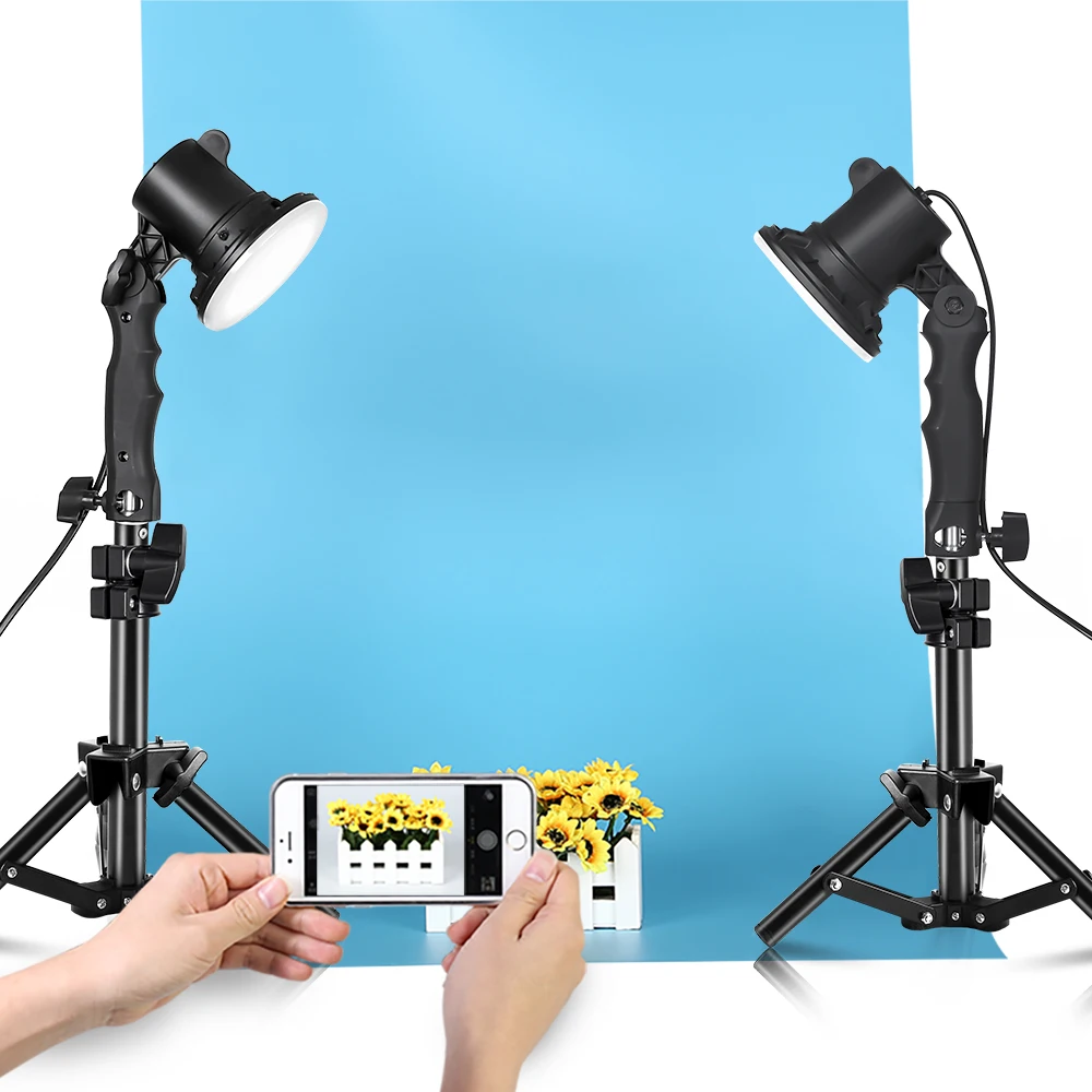 Table-Top-12W-Light-Kit-LED-Lamp-Studio-Continuous-Bulb-With-Light ...