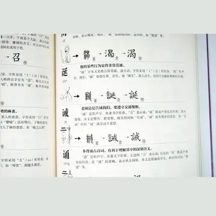Chinese character picture books dictionary for advanced learners ...