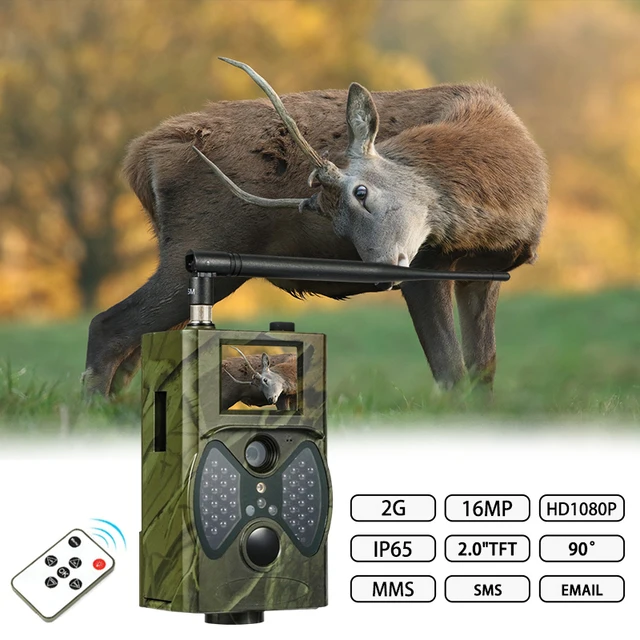 Outdoor 2G HC300M 1080P Cellular Trail Cameras Wild Trap Game Night ...