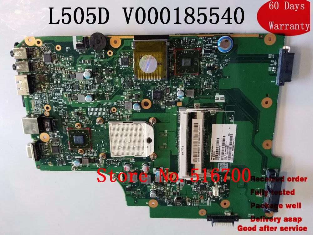 Placa-base-Original-para-port-til-Toshiba-L505D-6050A2250801-MB-A04-serie-V000185540-totalmente ...
