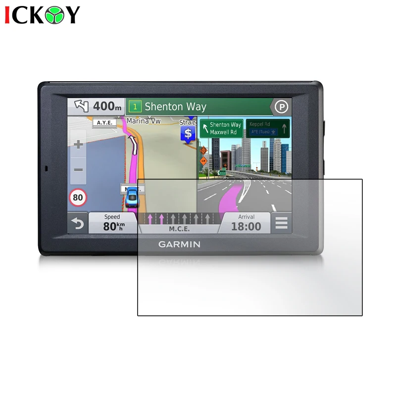 3pcs Clear LCD Screen Protector Cover Shield Film Skin for Vehicle GPS ...